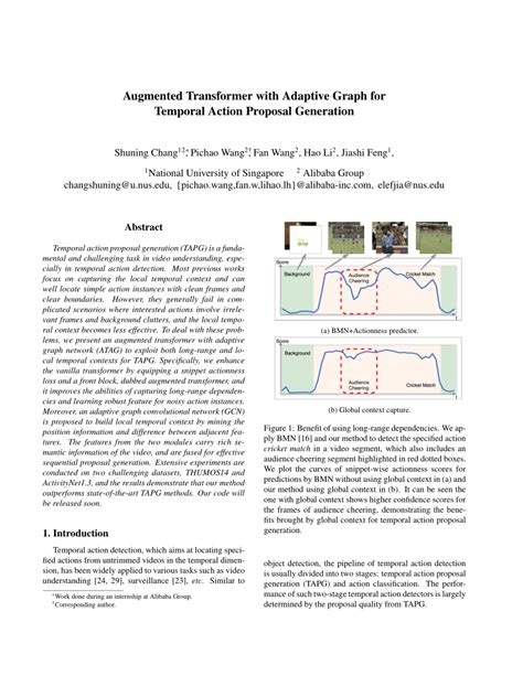 [pdf] augmented transformer with adaptive graph for temporal action