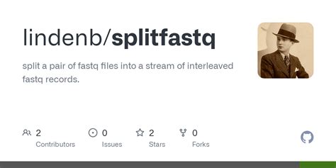 GitHub Lindenb Splitfastq Split A Pair Of Fastq Files Into A Stream Of Interleaved Fastq Records