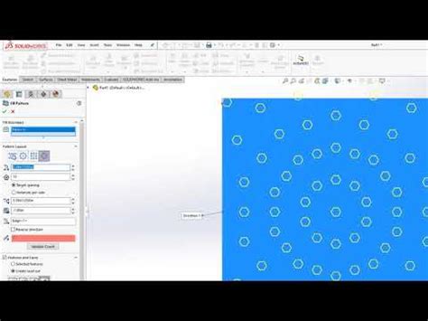 How To Make A Honeycomb Pattern In Solidworks