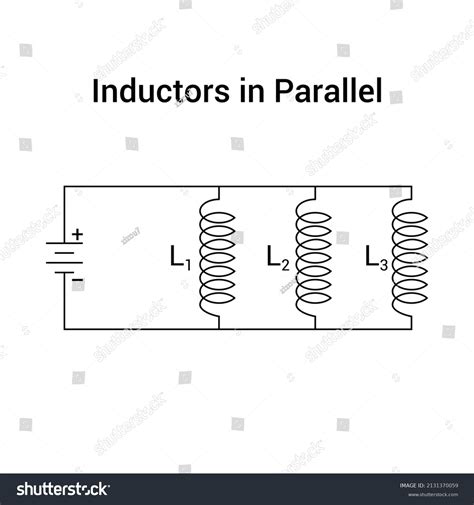 Inductors Parallel Diagram Physics Stock Vector Royalty Free 2131370059 Shutterstock