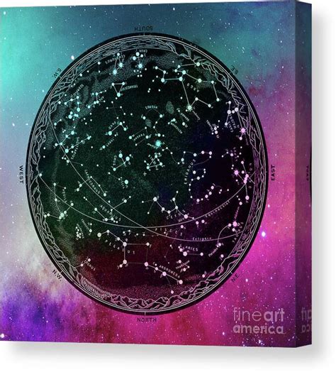night sky texture map