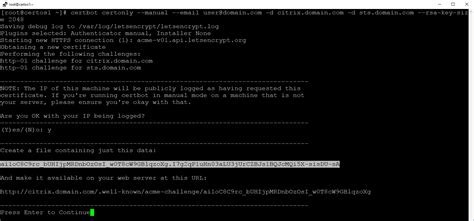 Lets Encrypt San Certificate Virtual Hawkcom