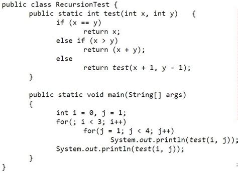 Solved Public Class RecursionTest Public Static Int Chegg