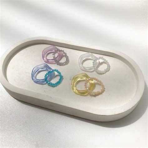 Jual Tabbi Ring Set 2pcs Cincin Aesthetic Cincinkorea Shopee Indonesia