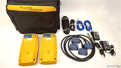 Fluke Networks DSX 5000 Cable Analyser Cat6a Ethernet Certifier Complete Kit