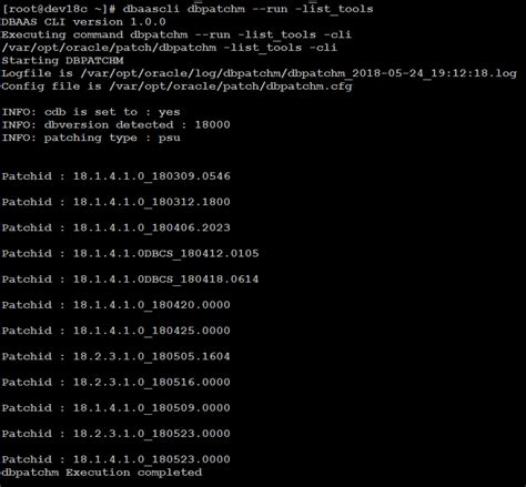 Administering Oracle Database Cloud Service Using Dbaascli Utility