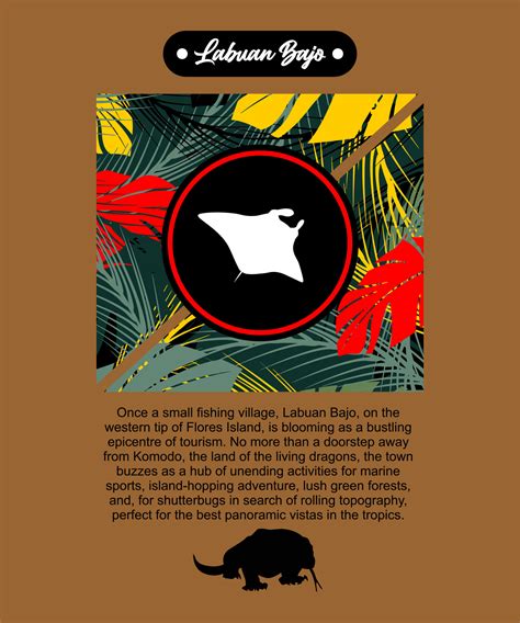 Labuan Bajo Island Vector 11230117 Vector Art At Vecteezy