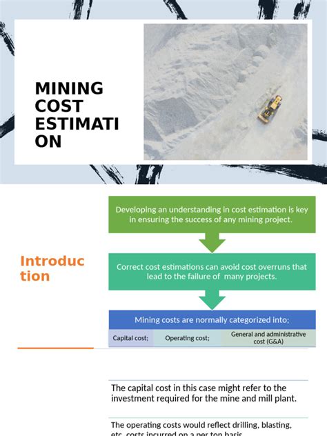 Mining Cost Estimation Pdf Mining Cost
