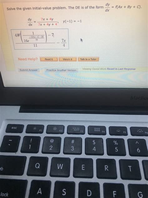 solved solve the given initial value problem the de is of