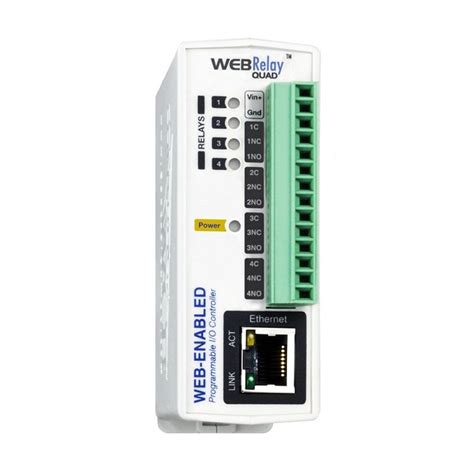 webrelay quad poe 4 web controlled relays new version