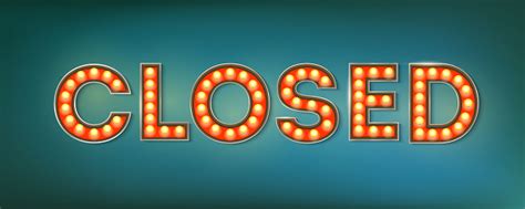 폐쇄 빈티지 스타일 조명된 거리 로그인입니다 서커스 테마 조명 전구와 그런 지 파란색 배경에 텍스트의 디자인에 3d 벡터