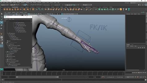 Rig brazo con Switch FK/IK - Tutorial Parte 2 (MANOS) - YouTube