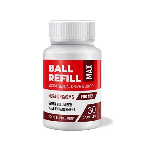 Ball Refill Max 30 Cápsulas Una Fórmula Que Potencia La Masculinidad