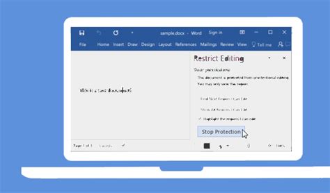 How To Stop Protection On Word Document 2019 2007 Without Password