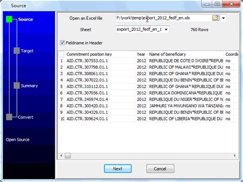 Import Data From Online Excel File To Xbase