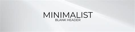 Free Minimalist Blank Header Template To Edit Online
