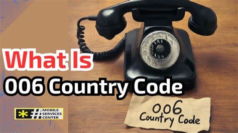 What Is The 006 Country Code Coding Country Country Codes