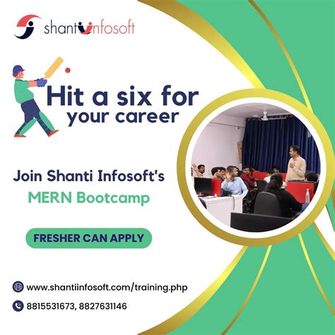 Shanti Infosoft Training Program On Linkedin Mern Webdevelopment Websitedesign