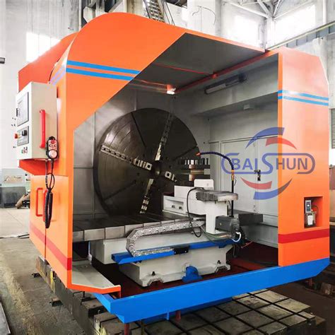 China Supplier Horizontal Facing Surfacing Lathe Machine Flange Processing Cnc Big Head Face