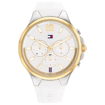 Rel Gio Tommy Hilfiger Feminino Borracha Branca Compre Agora Dafiti Brasil
