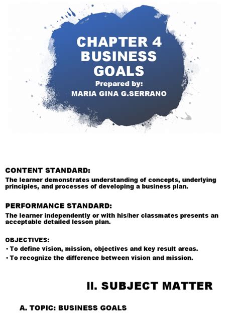 chapter 4 c download free pdf goal return on investment