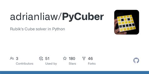 GitHub Adrianliaw PyCuber Rubik S Cube Solver In Python