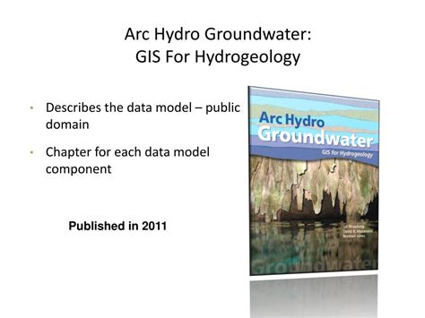 Ppt Arc Hydro Groundwater Data Model Powerpoint Presentation Free Download Id2664766