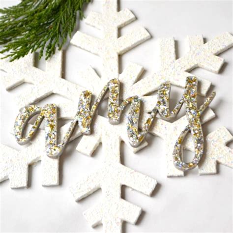 Snowflake Name Kit Custom Holiday Decor