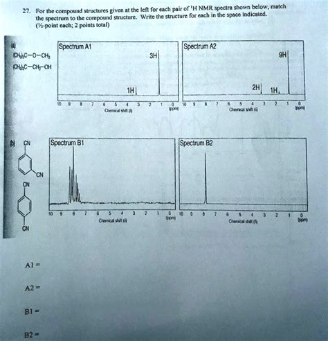 SOLVED: 27. For the compound structures given at the left for each pair ...