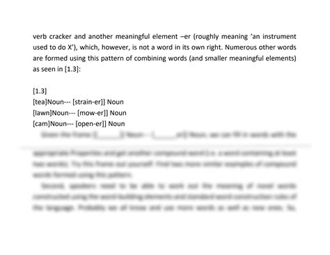 SOLUTION: Chapter 1 introduction why study words - Studypool