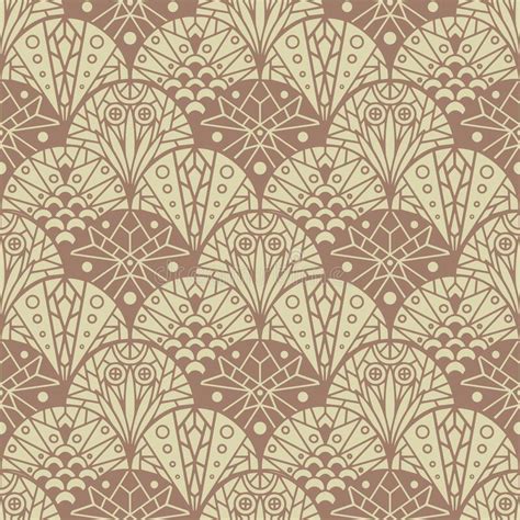 Seamless Pattern With Abstract Geometric Triangular Shapes With