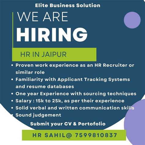 Sahil Saxena On Linkedin Hiring Hr Jaipur