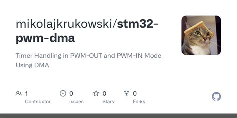 GitHub Mikolajkrukowski Stm32 Pwm Dma Timer Handling In PWM OUT And PWM IN Mode Using DMA
