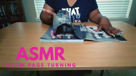 asmr page turning no talking youtube