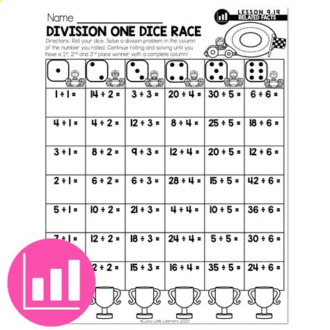 Lucky To Learn Math Lesson 919 Division With Related Facts Differentiation Division One