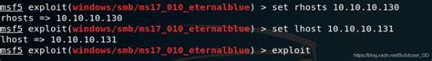 利用metasploit msf 对windows 7的ms17 010漏洞进行攻击过程（永恒之蓝） 使用msf工具对server2008或者