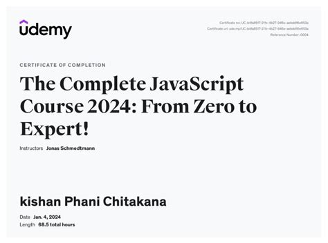 Completed The Complete Javascript Course 2024 On Udemy Chitakana Kishan Phani Posted On The