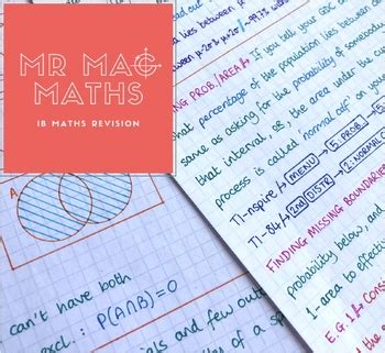 IB Math Applications Interpretation HL Notes Unit Statistics