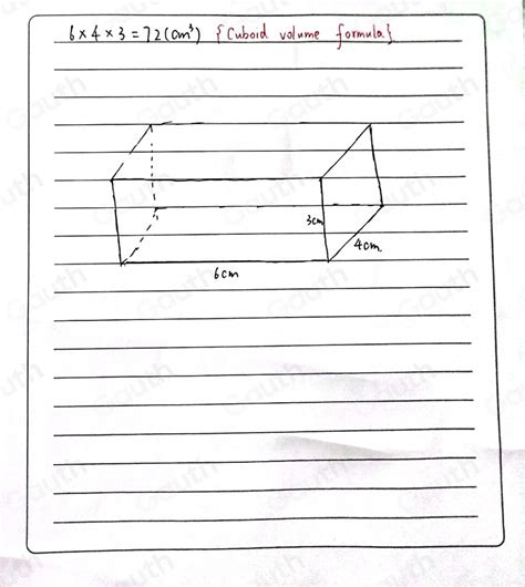Solved 7 The Front Elevation And The Side Elevation Of A Cuboid Are Drawn On The Grid Below