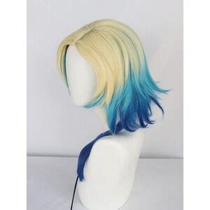 Jellyfish Modeling Side Parted Hairstyle Multi Color Wig Classical Flip