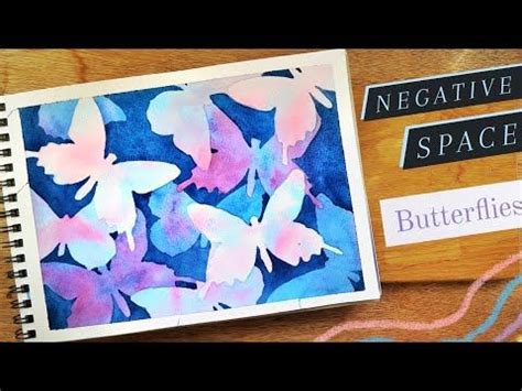 How To Paint Negative Space Butterflies Watercolor Beginner Tutorial Artofit