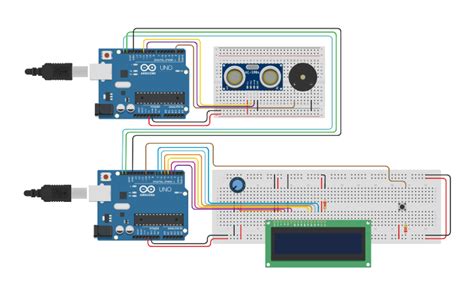 Circuit Design Scheme 2 I2c Communication Tinkercad