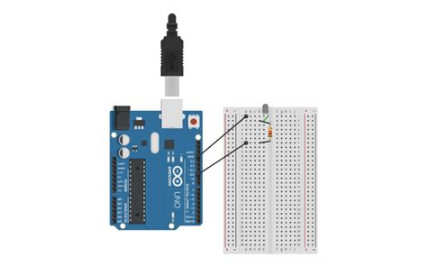 Circuit Design Projeto Pisca Led Tinkercad