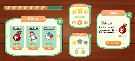 Casual Game UI GameDev Market