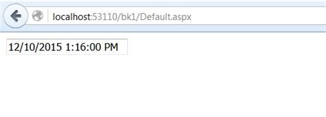 C How To Autofil The TextBox With Current Date Stack Overflow