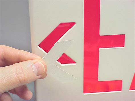 Illuminated Exit Sign Battery Operated