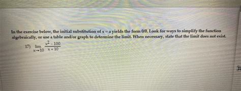 solved in the exercise below the initial substitution of x