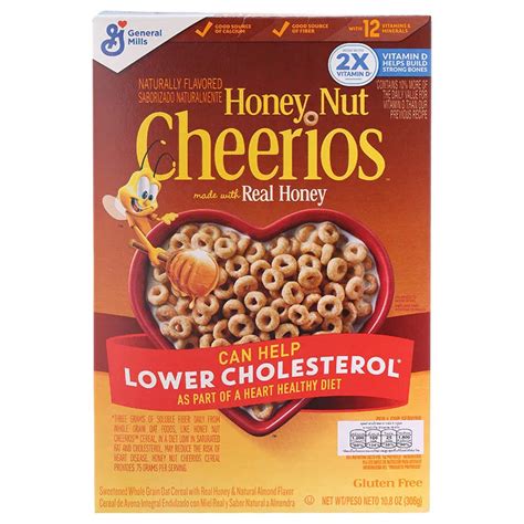 General Mills Honey Nut Cheerios Cereal 306g Order Online Tops