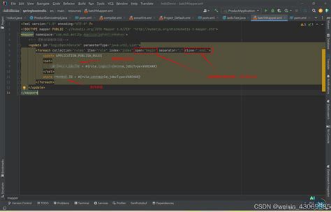 mybatis批量更新操作（逻辑删除）对应oracle数据库 oracle mybatis批量更新 csdn博客