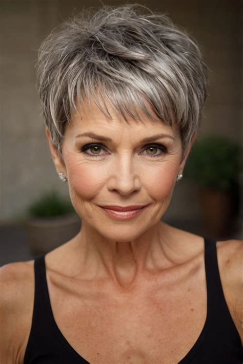 20 Pixie Haircuts For Older Women Over 50 Bangz Hair Design